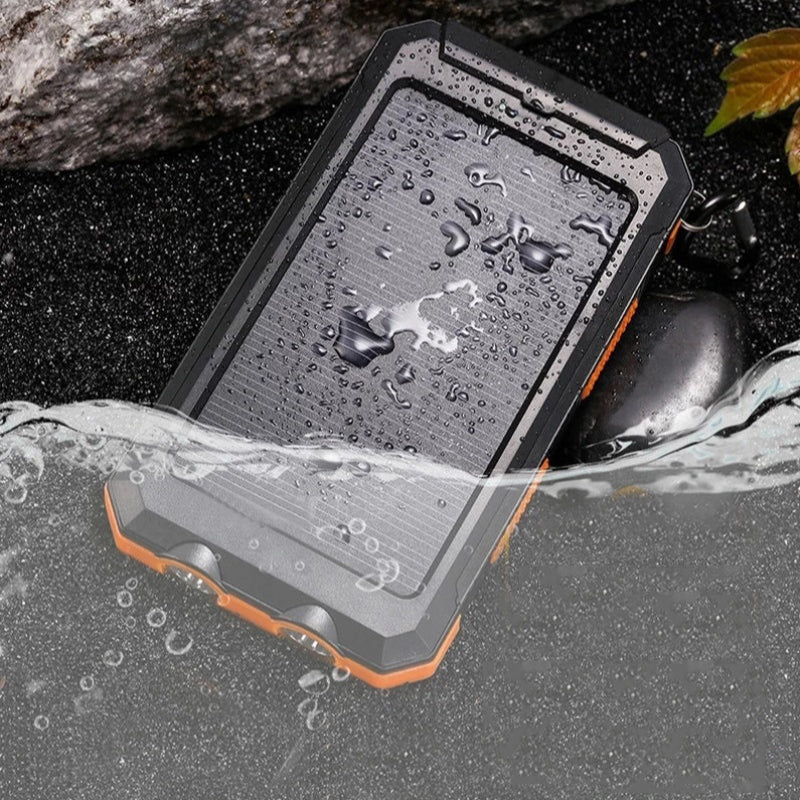 Portable Solar Power Bank – 80000mAh with LED & Compass | Kiyo Home